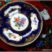 Display Cabinet Cobalt Dinner Plate Caverswall Fine English China Chic ...
