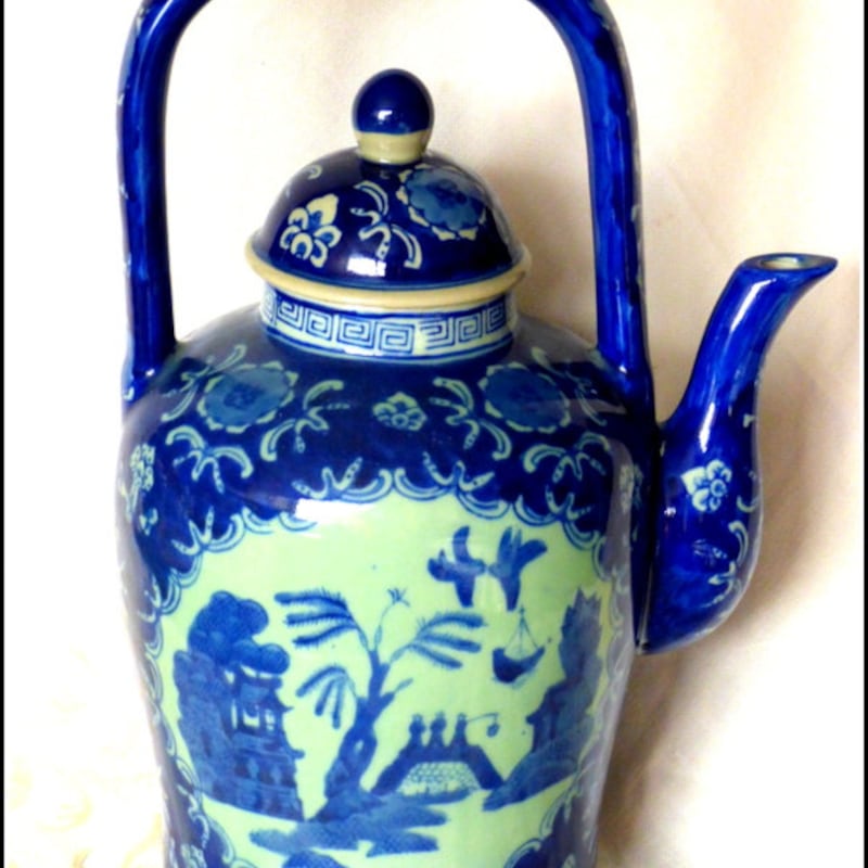 Blue and White China - Etsy