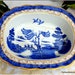 Display Cabinet Cobalt Dinner Plates Pair Caverswall Fine English China ...