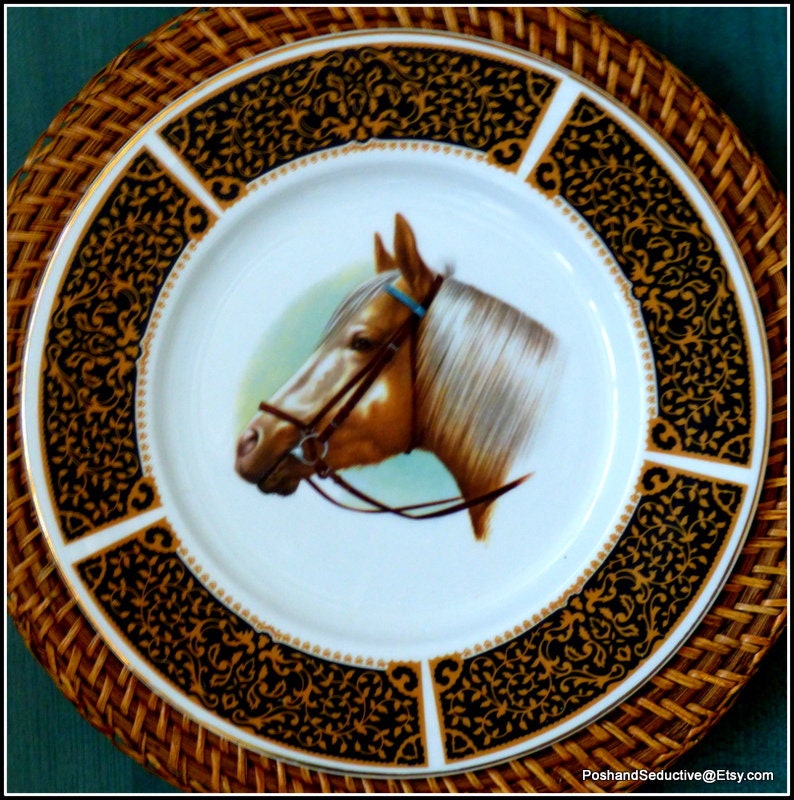 Rare Set of Two Vintage Fine China Collectible Dinner Plates | Etsy UK