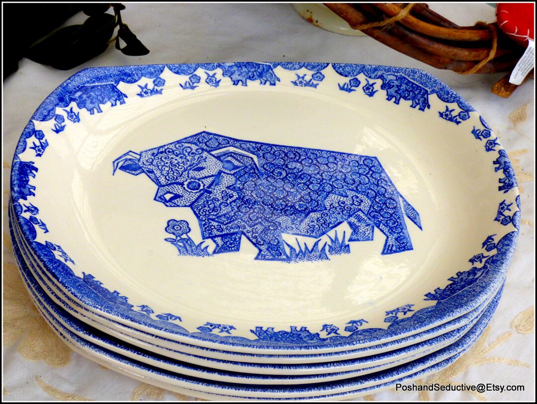 Steak & Grill Beefeater English Ironstone Tableware Set of 6 ...
