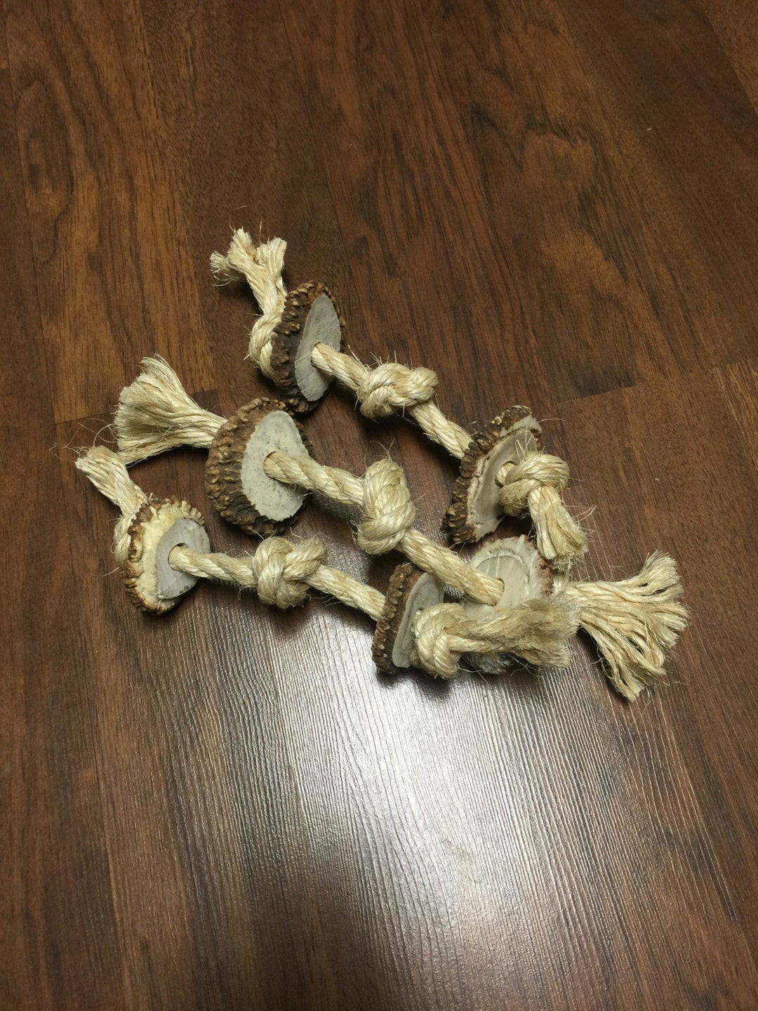 Elk Antler Base & Rope Dog Toy - Etsy