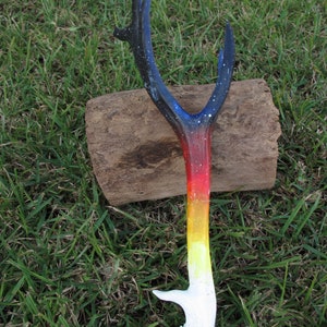 Starry Sky Painted Fallow Antler - Etsy