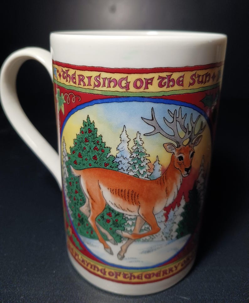 Dunoon Mugs- Christmas Carol Series - Etsy