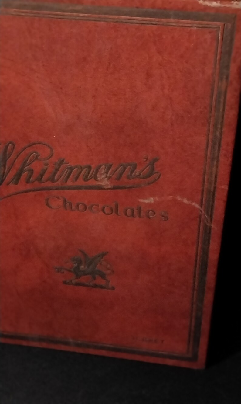 Antique Whitman's Chocolate Box - Library Package - Etsy