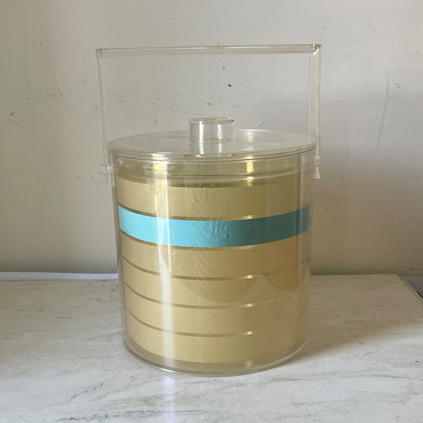 Turquoise Ice Bucket - Etsy