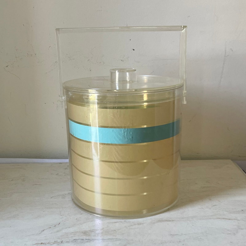 Turquoise Ice Bucket - Etsy