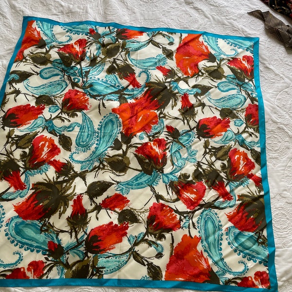 Talbots Silk Scarf - Etsy