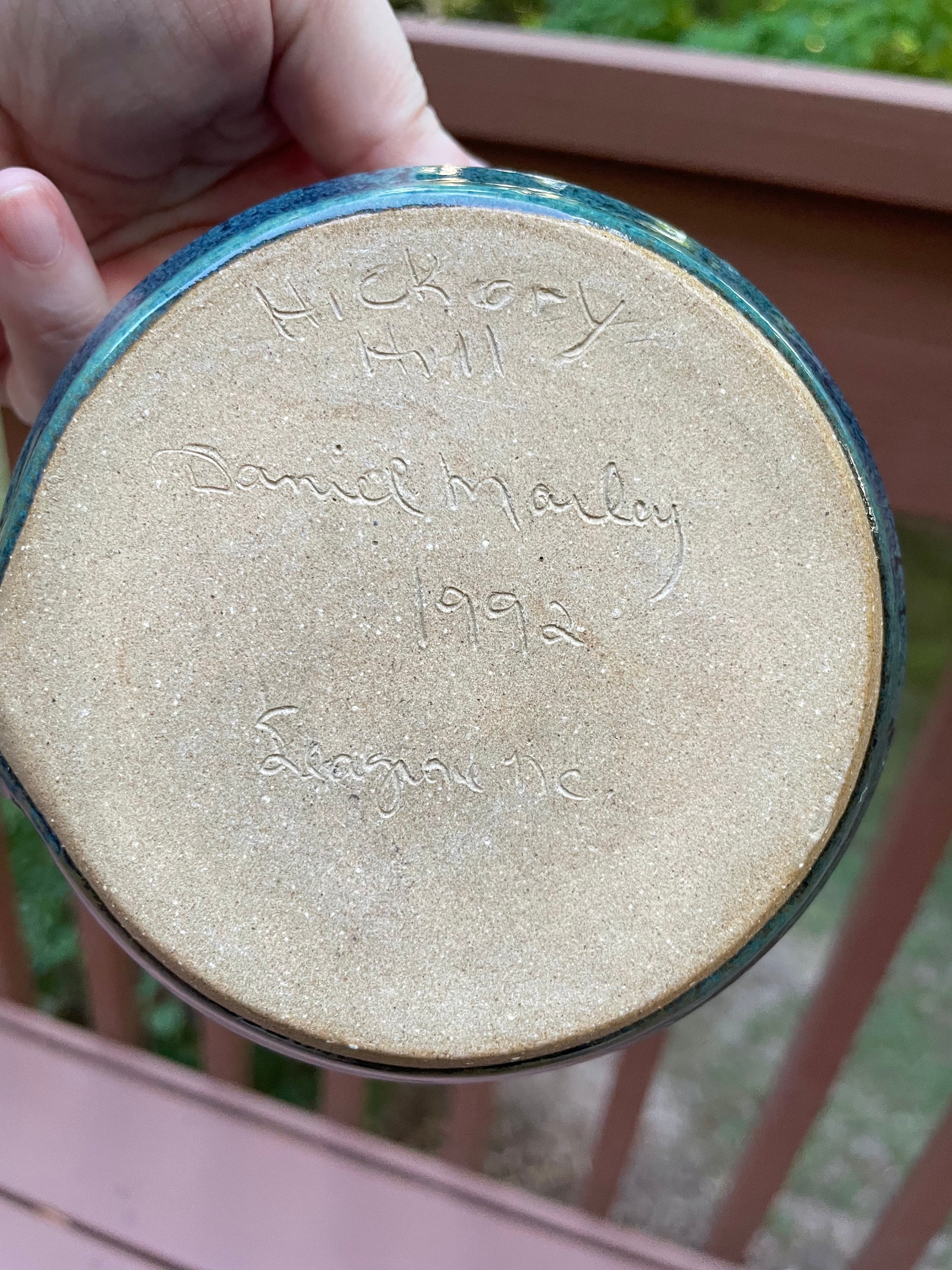 Pottery Mug/ Strasburg Va/ Cory / Seagrove Marley / Overlace North ...