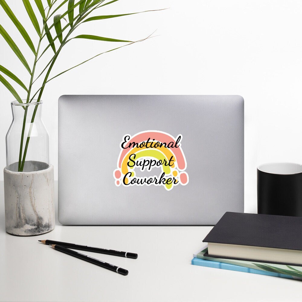 Emotional Support Coworker Sticker. Coworker Gift. Coworker - Etsy