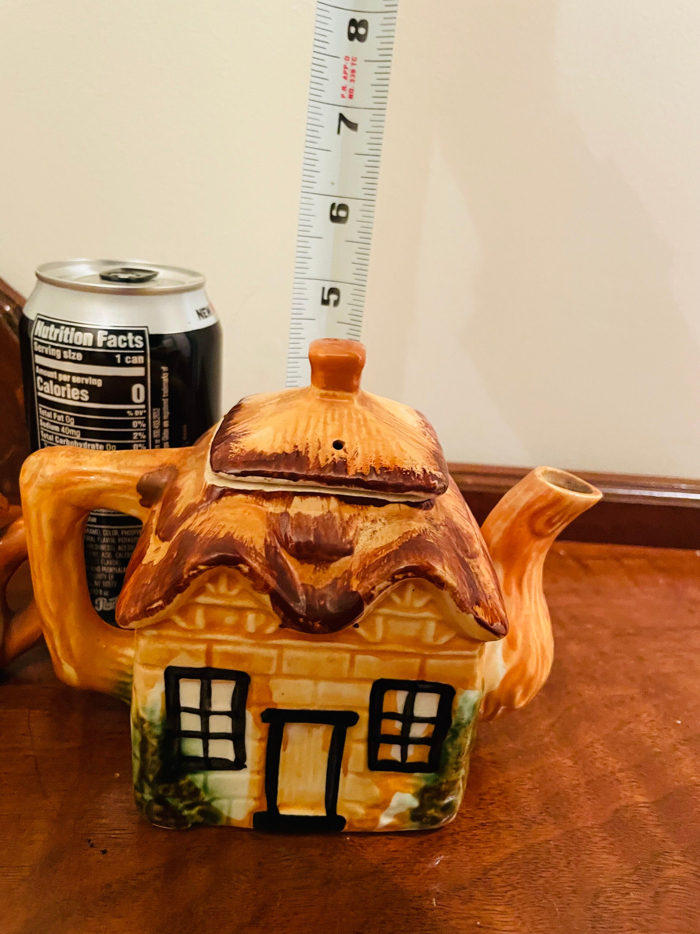 Cottage Tea Set, Occupied Japan, Thatched Roof Miniature, Ceramic Tea ...