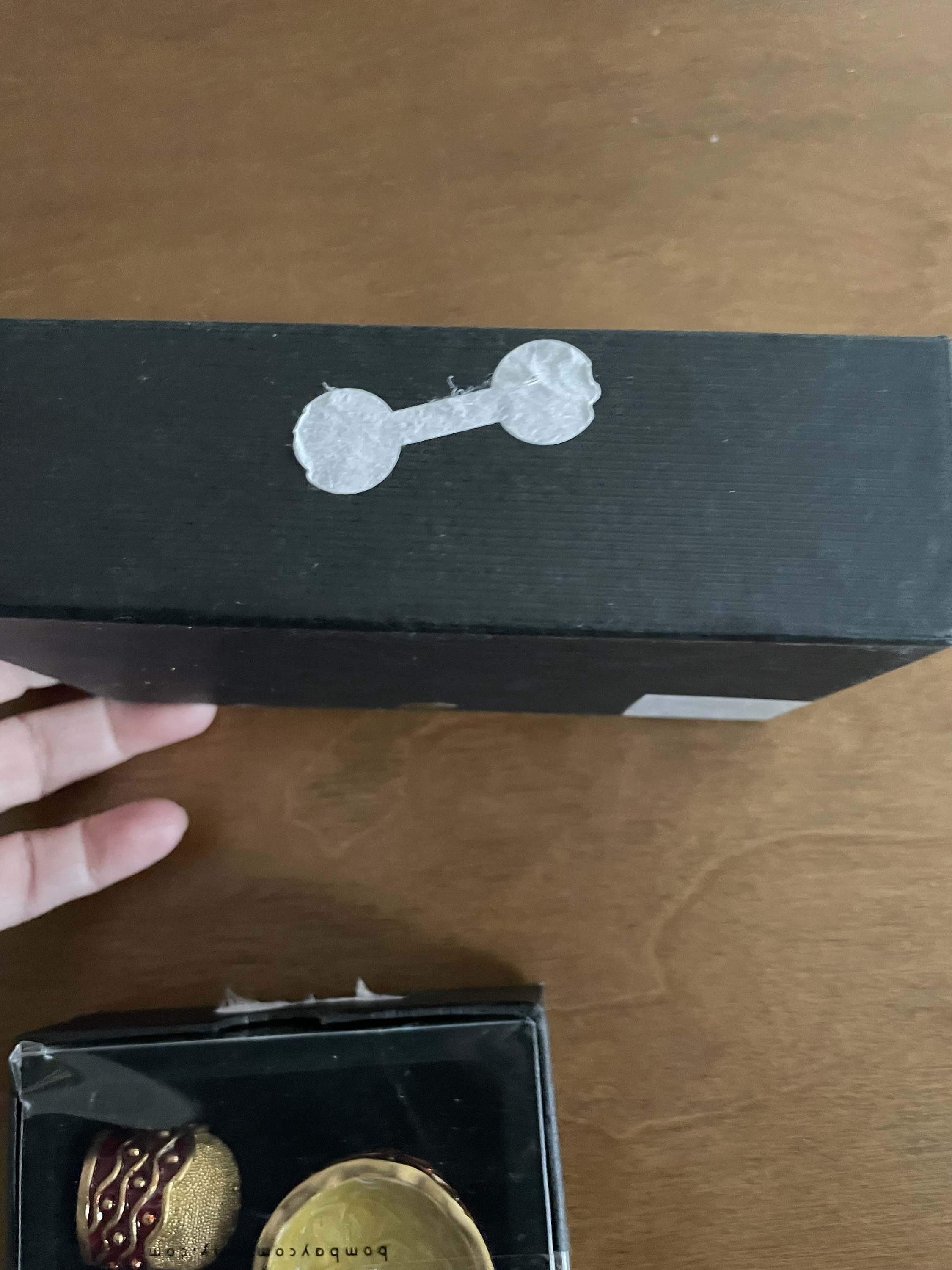 Bombay Company Enamel Napkin Ring Holders Plus Salt and Pepper Shakers ...