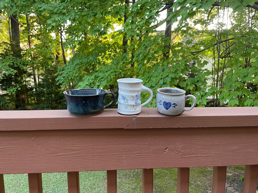 Pottery Mug/ Strasburg Va/ Cory / Seagrove Marley / Overlace North ...