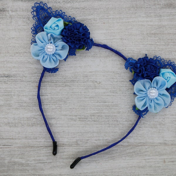 Floral Cat Ears - Etsy