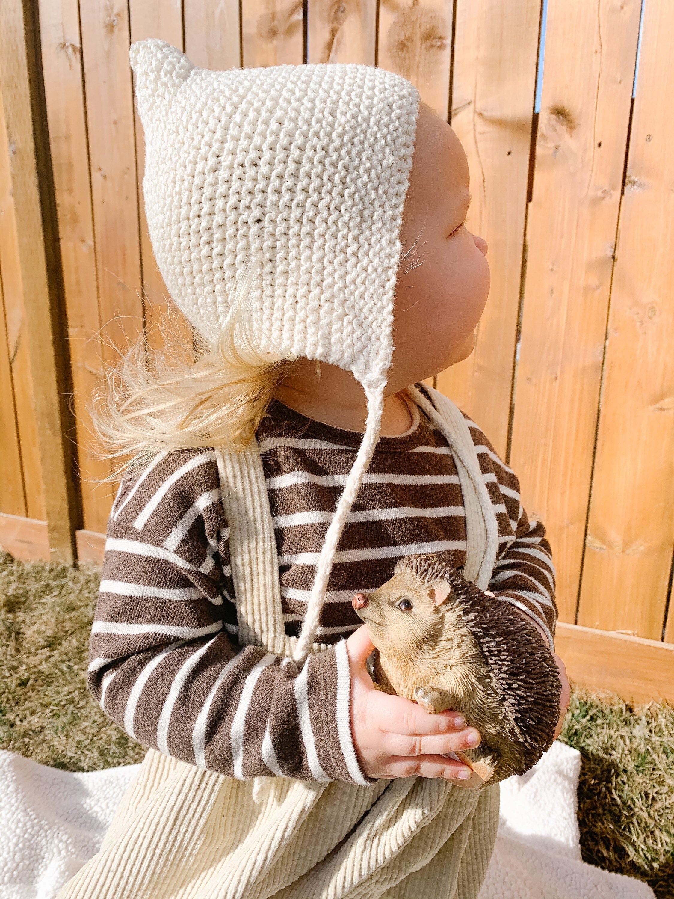 KNIT BONNET // Baby Bonnet / Knit Hat / Pixie Bonnet / - Etsy