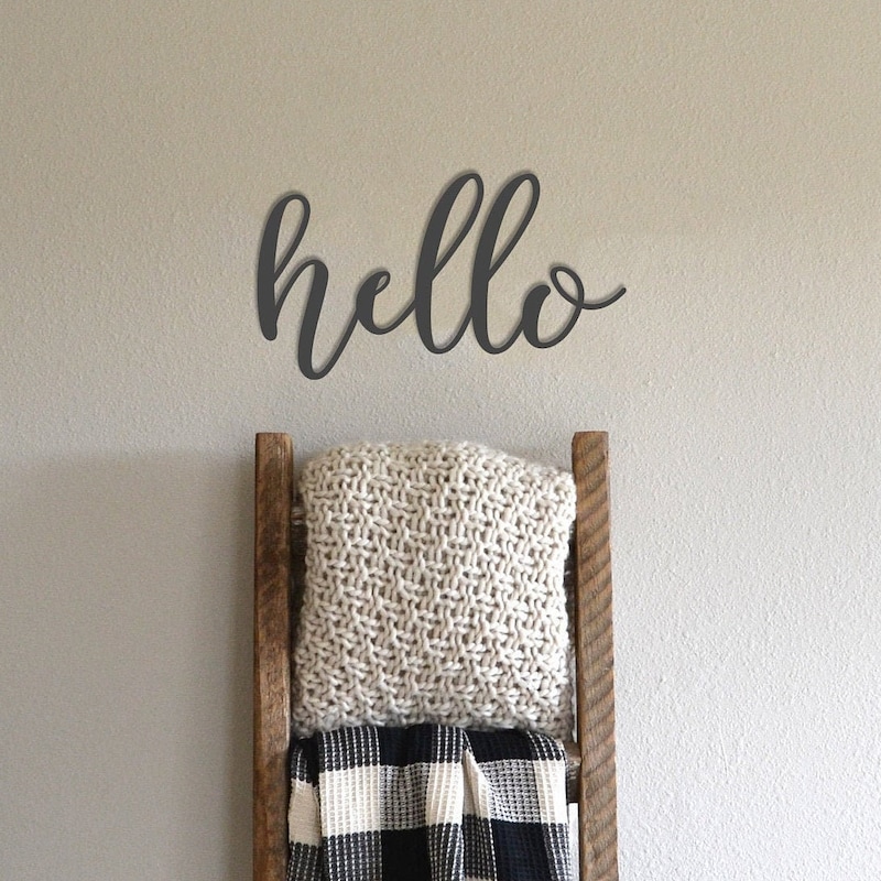 Hello Sign - Etsy