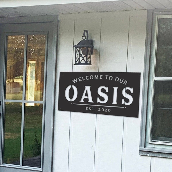 Oasis Sign - Etsy