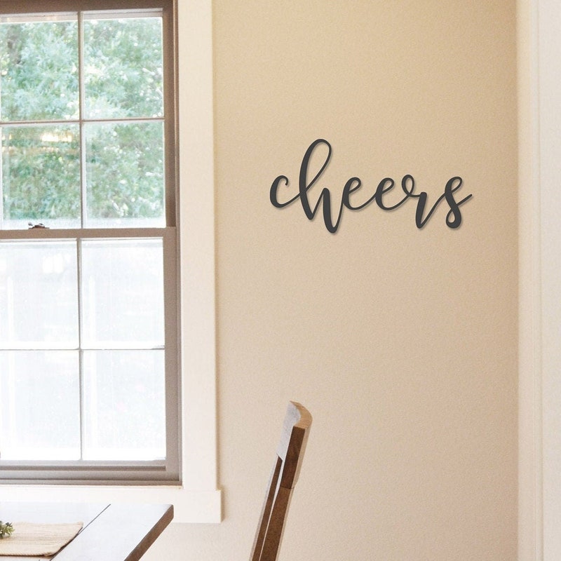 Cheers Sign - Etsy