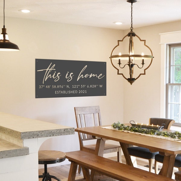 Home Established Sign - Etsy