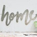 Home Metal Sign Metal Wall Art Home Sign Metal Words - Etsy