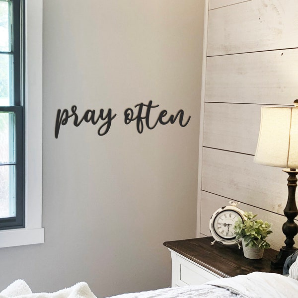 Pray Sign - Etsy