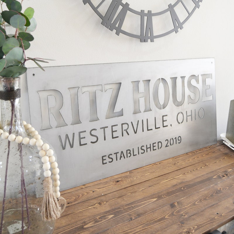Metal Decorative Signs - Etsy