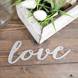 Love Metal Sign - Metal Wall Art - Love Sign - Metal Words - Metal Wall ...