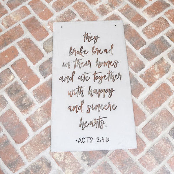 Break Bread Sign - Etsy