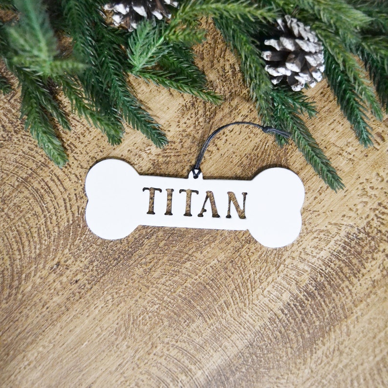 Dog Bone Metal Ornament Christmas Tree Decor Christmas | Etsy