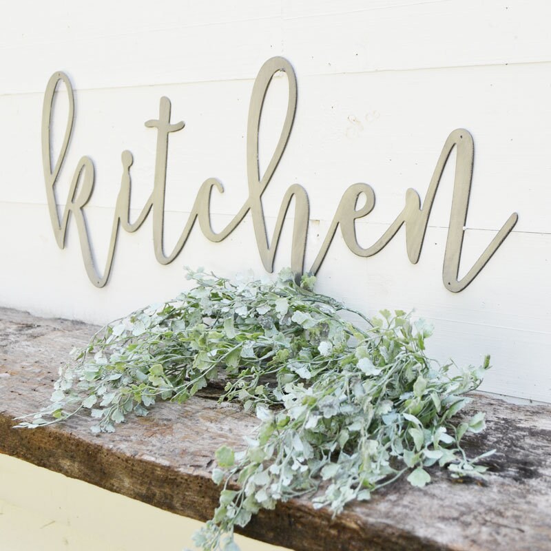 Kitchen Metal Sign Metal Wall Art Kitchen Sign Metal | Etsy