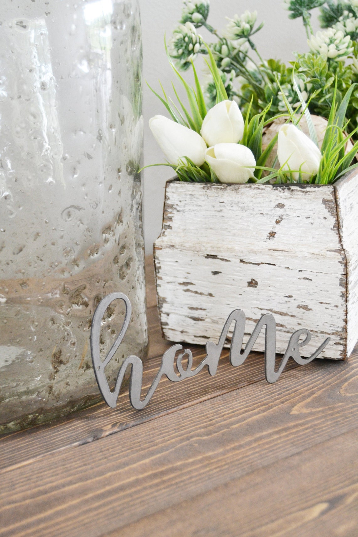 Home Metal Sign Metal Wall Art Home Sign Metal Words | Etsy