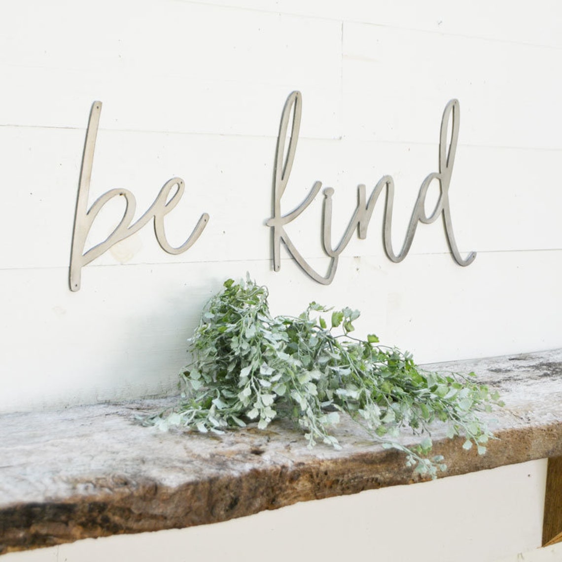 Be Kind Metal Wall Decor Metal Wall Art Bathroom Decor - Etsy