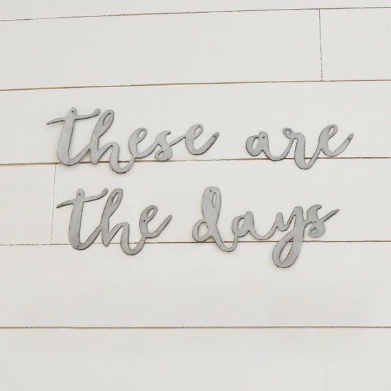 These are the days family sign living room decor Simply | Etsy