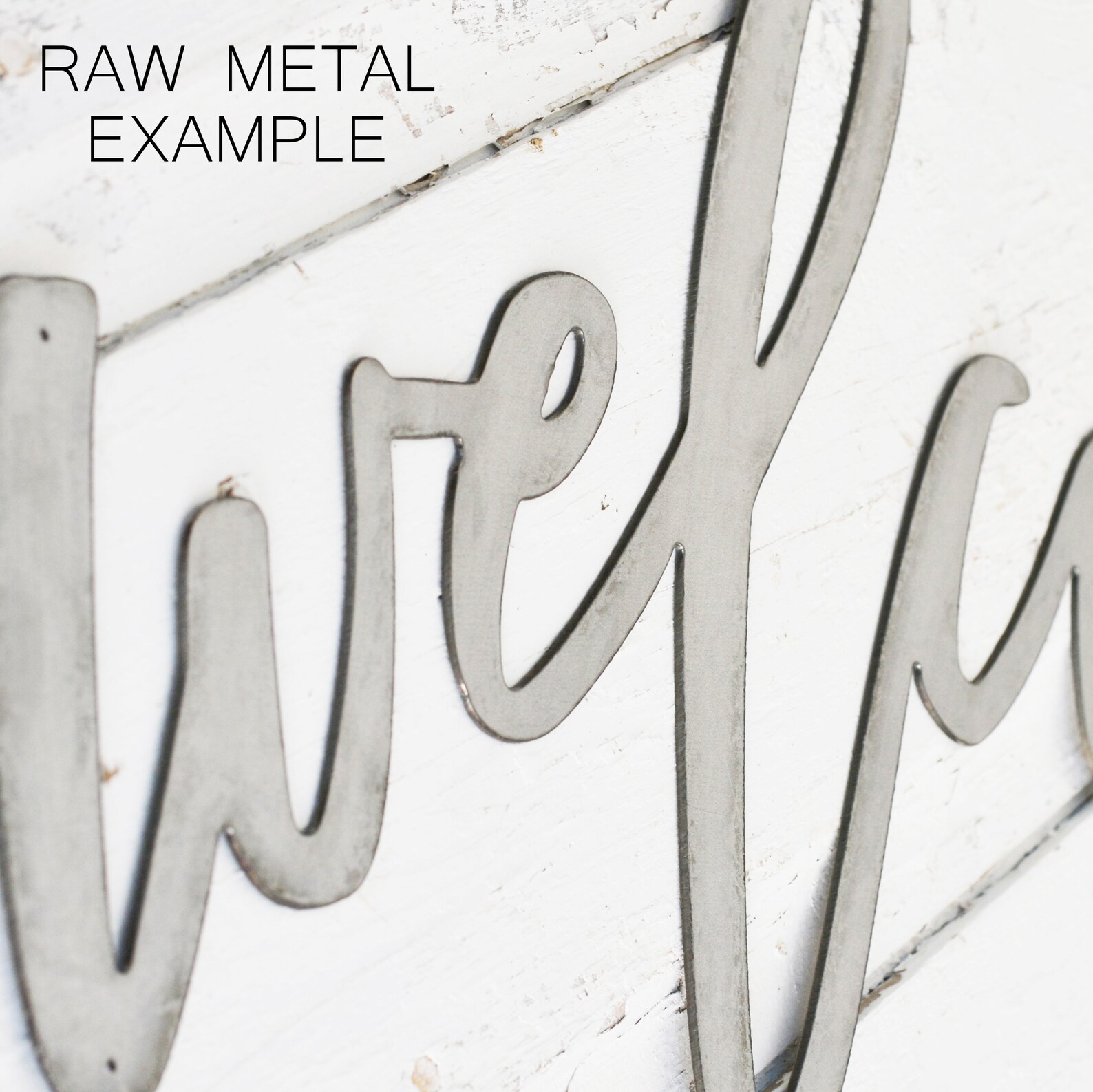 Happy Metal Sign Metal Wall Art Happy Word Sign Metal - Etsy