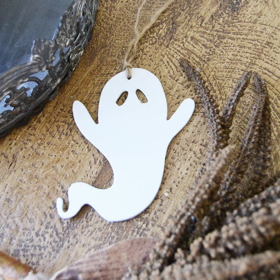 Ghost Metal Ornament Halloween Tree Decor Ghost - Etsy