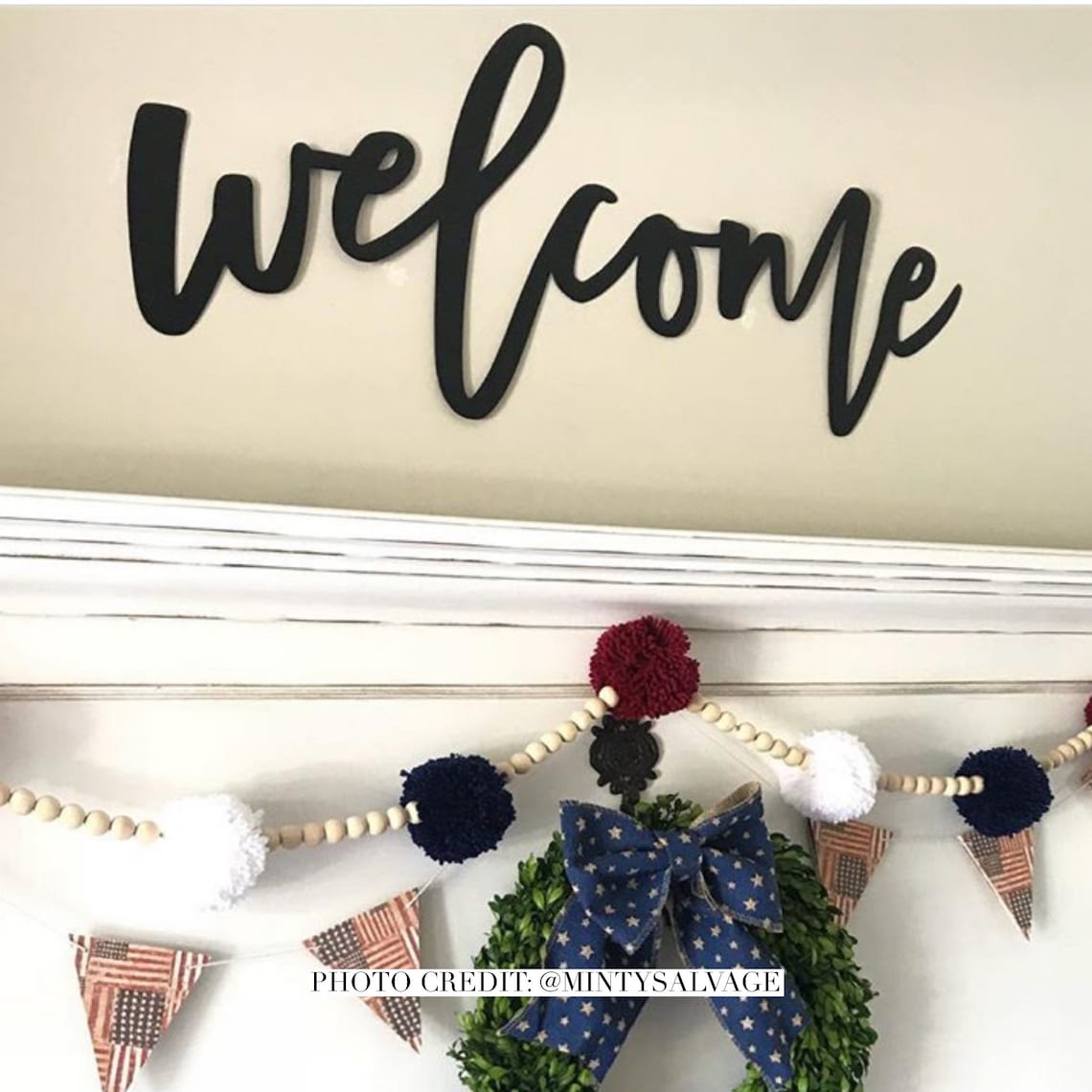 Welcome Metal Sign Metal Wall Art Welcome Sign Metal - Etsy