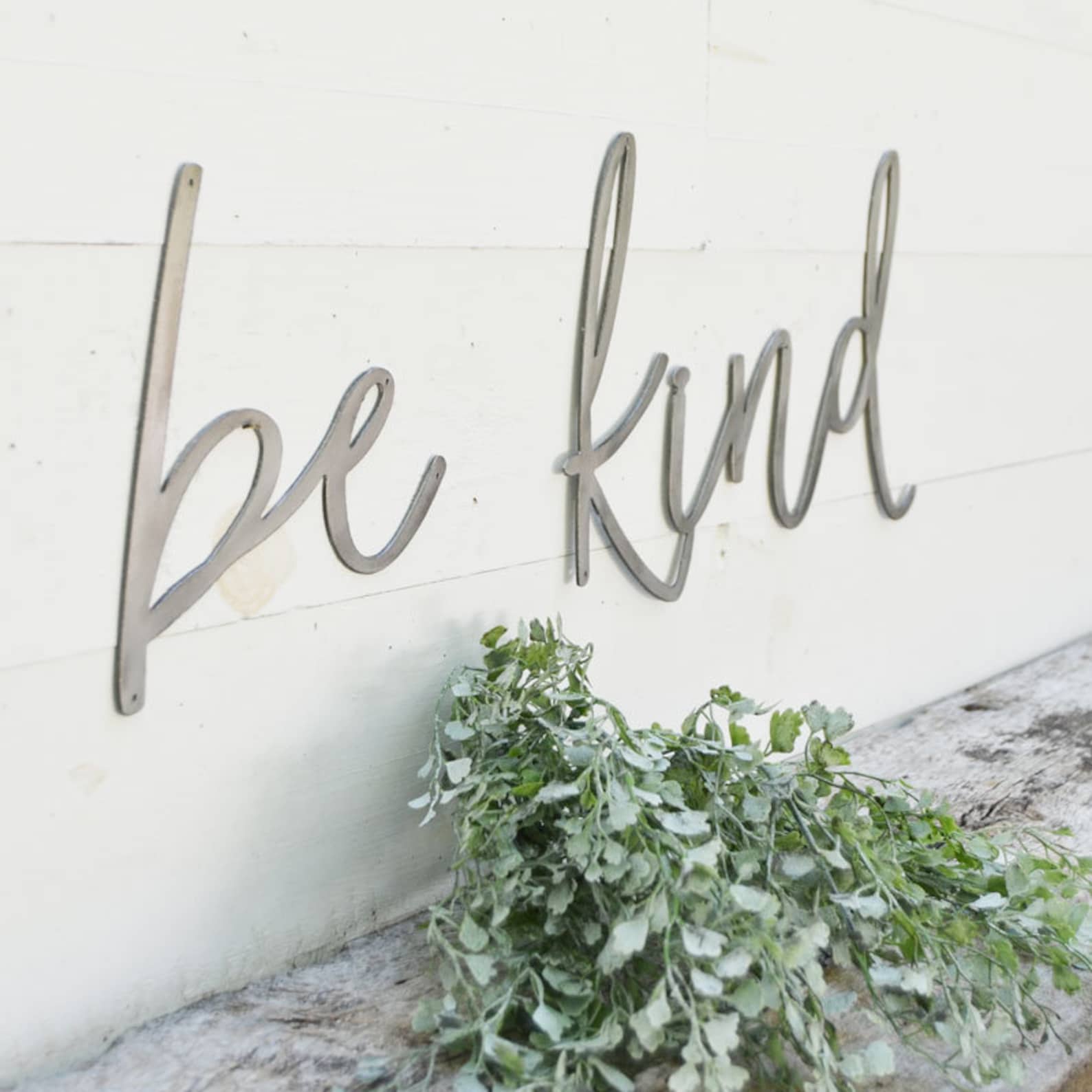 Be Kind Metal Wall Decor Metal Wall Art Bathroom Decor - Etsy