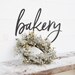 Bakery Metal Sign Metal Wall Art Kitchen Sign Metal - Etsy