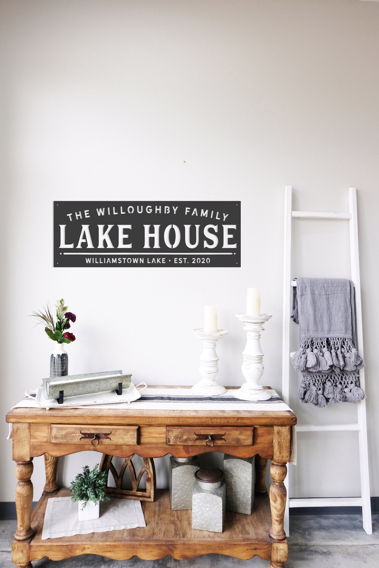 Personalized Lake House Custom Metal Sign Lakehouse Lake - Etsy