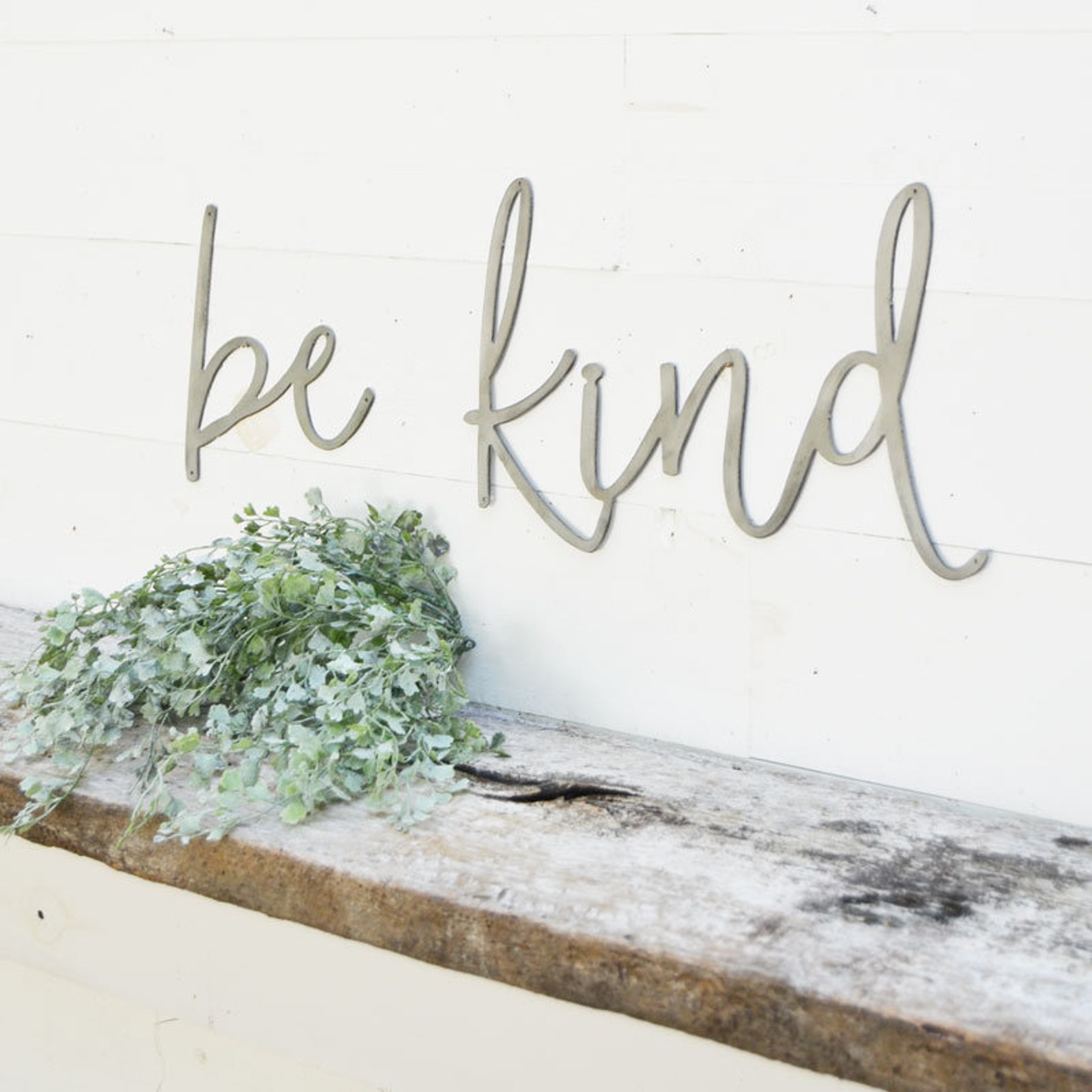 Be Kind Metal Wall Decor Metal Wall Art Bathroom Decor - Etsy