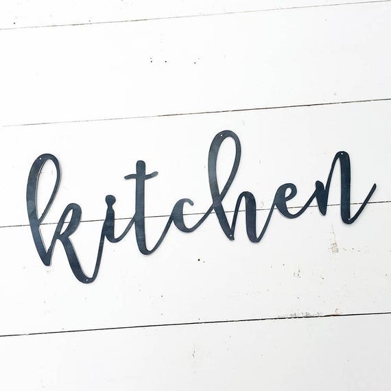 Kitchen Metal Sign Metal Wall Art Kitchen Sign Metal