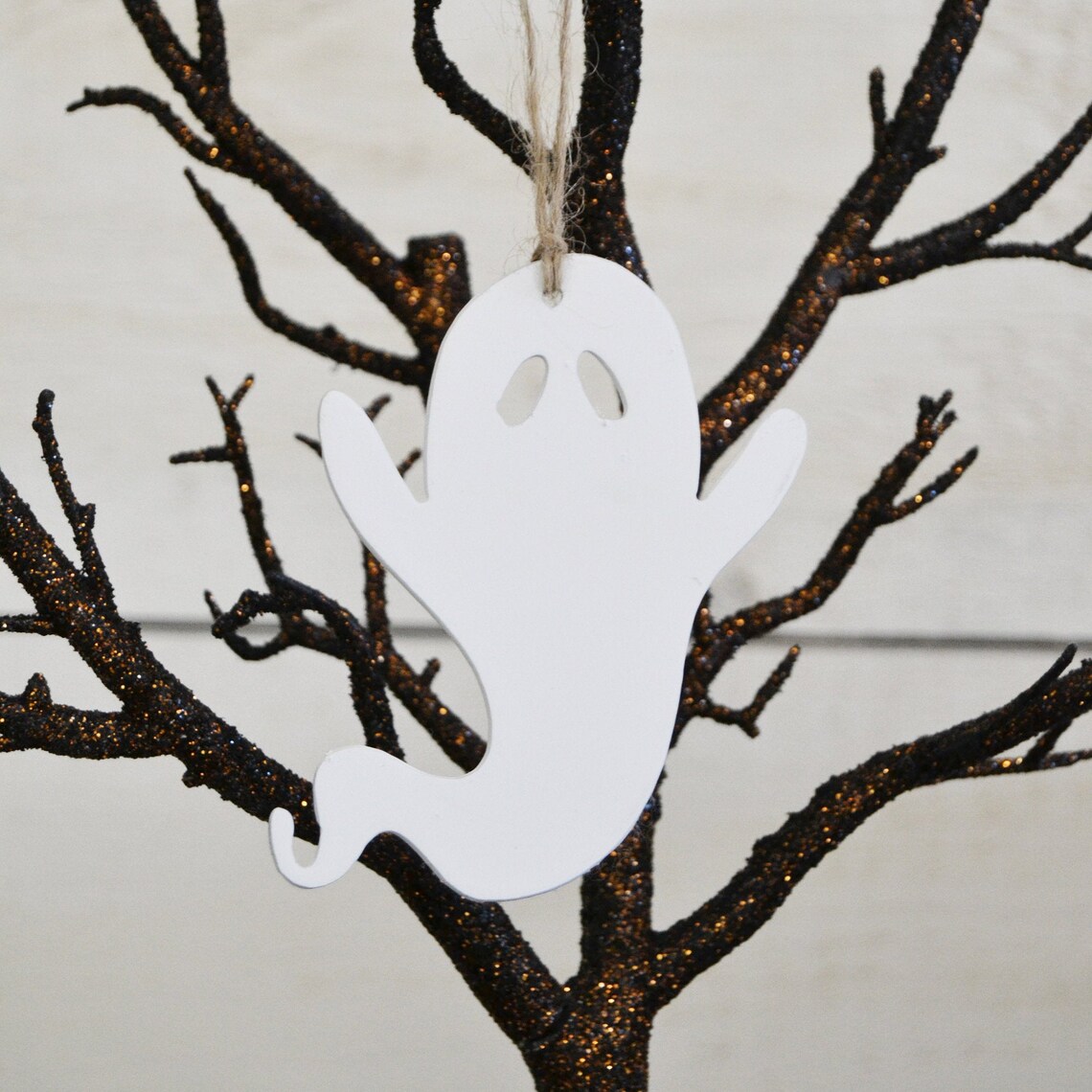 Ghost Metal Ornament Halloween Tree Decor Ghost - Etsy