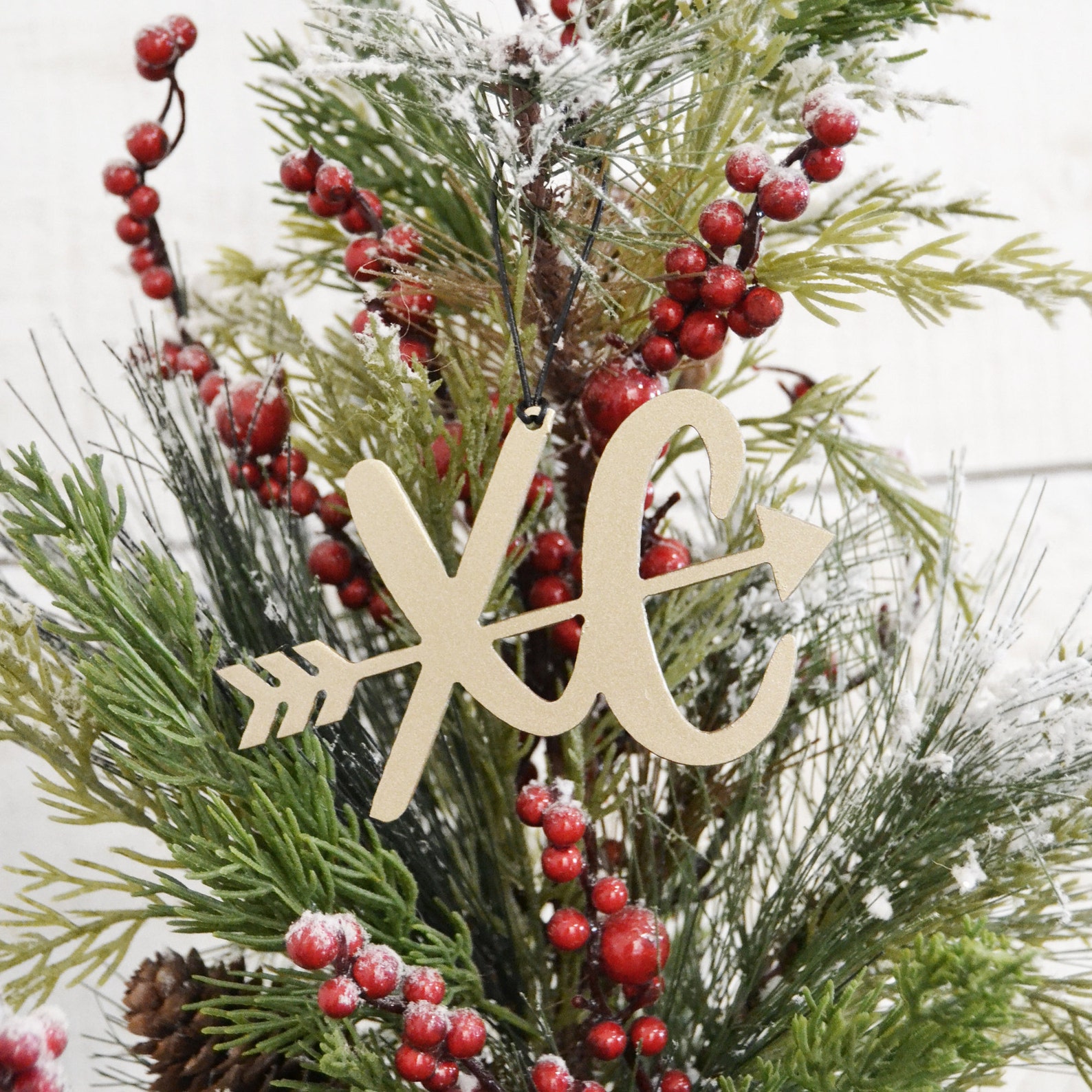 Cross Country Metal Ornament Christmas Tree Decor XC - Etsy