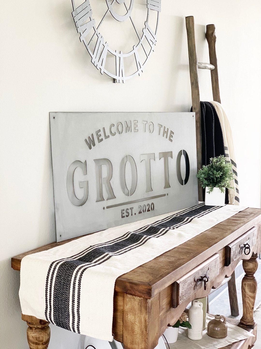 Welcome to the Grotto - Grotto - Memories - Custom Metal Sign ...