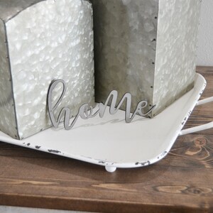 Home Metal Sign - Metal Wall Art - Home Sign - Metal Words - Metal Wall ...