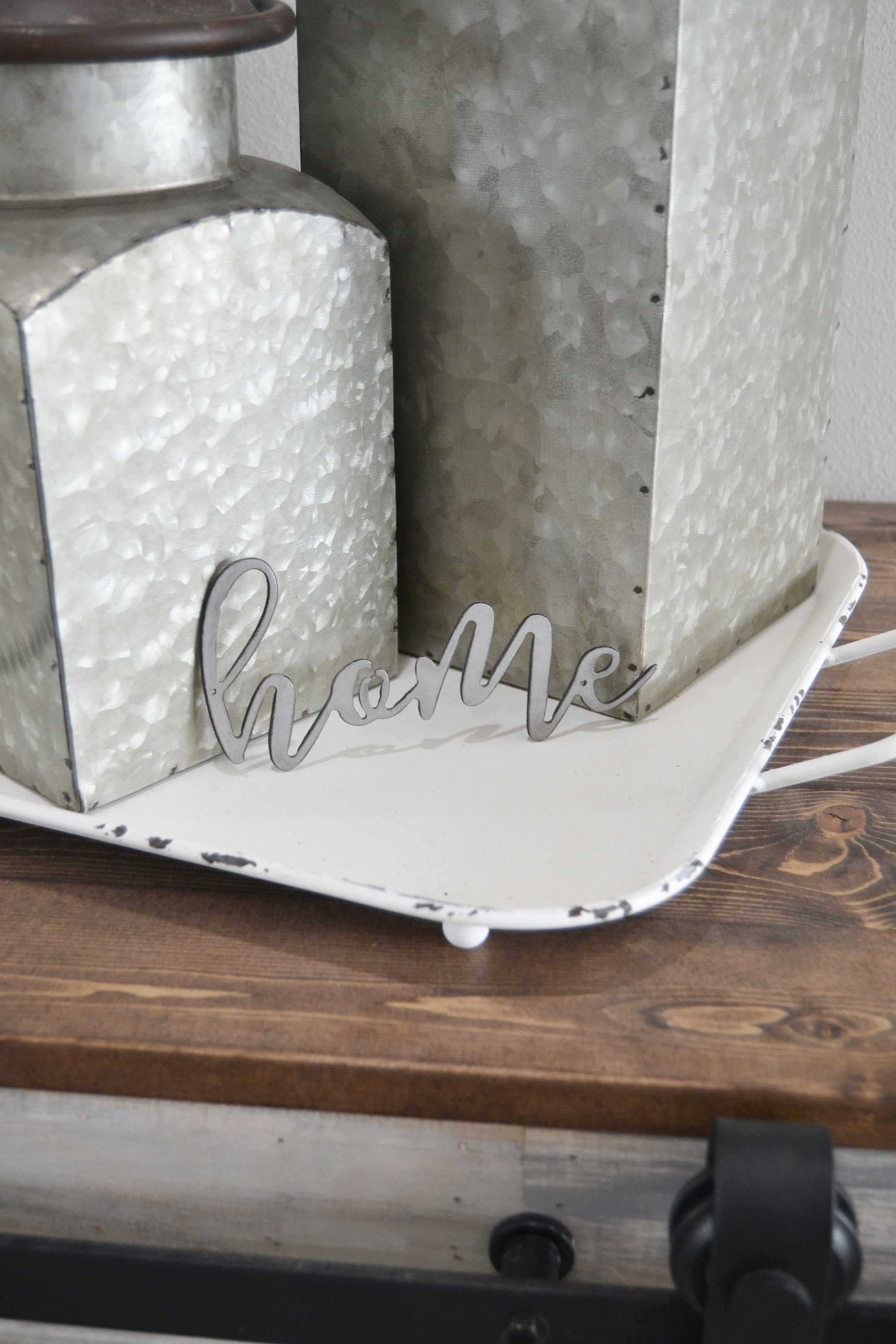 Home Metal Sign Metal Wall Art Home Sign Metal Words | Etsy