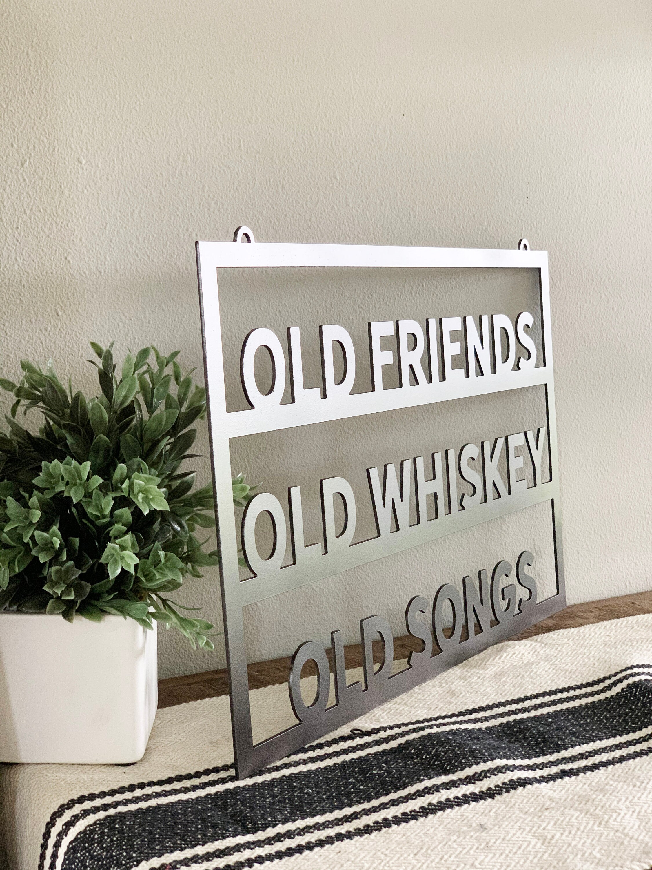 Old friends Old Whiskey Old Songs Metal Sign Man Cave Sign | Etsy