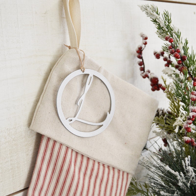 Stocking Initial - Etsy