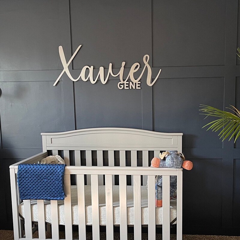 Nursery Name Metal Signs - Etsy