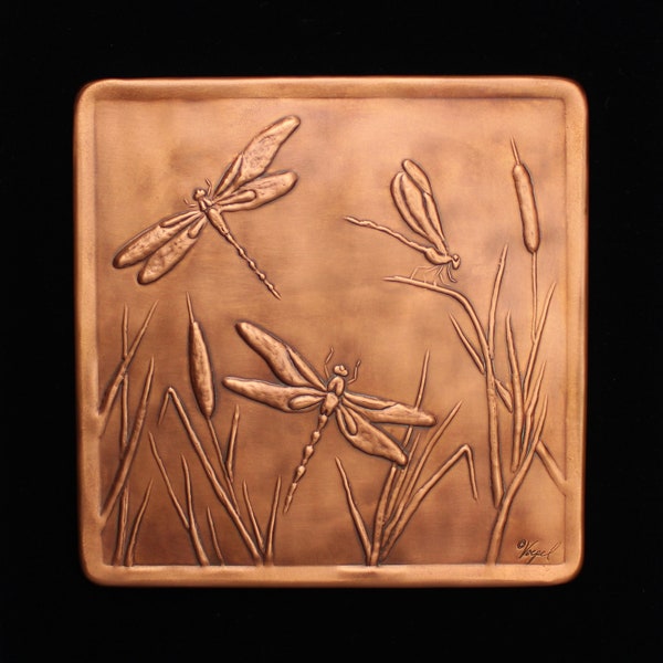 Dragonfly Tile - Etsy